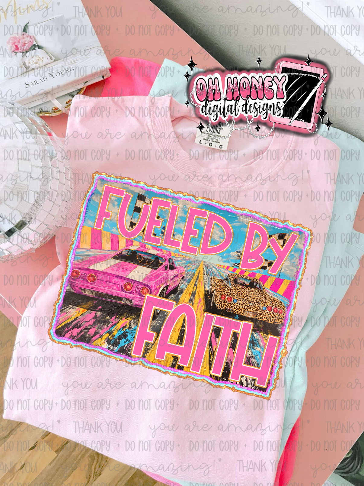 Fueled By Faith - PNG April 2025 – Oh Honey Digital Designs