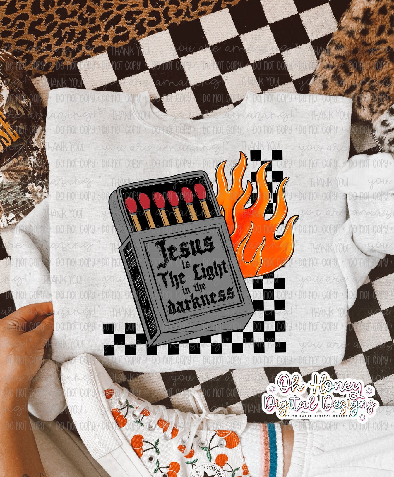 Jesus is the Light - PNG - AUGUST 2025 – Oh Honey Digital Designs